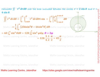 Advanced Mathematics_ Multiple Integrals _Double Integrals in Cartesian ...