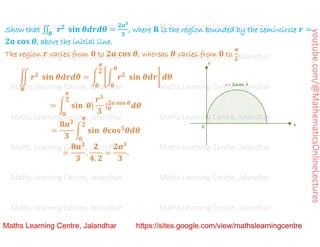 Advanced Mathematics_ Multiple Integrals _Double Integrals in Cartesian ...