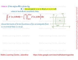 Advanced Mathematics_ Multiple Integrals _Double Integrals in Cartesian ...