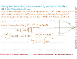 Advanced Mathematics_ Multiple Integrals _ Volume and surface area using double integral ...