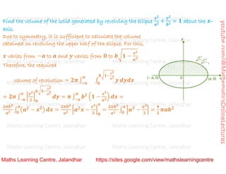 Advanced Mathematics_ Multiple Integrals _ Volume and surface area using double integral ...