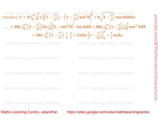 Advanced Mathematics_ Multiple Integrals _ Volume and surface area using double integral ...