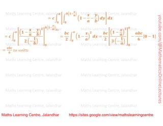 Advanced Mathematics_ Multiple Integrals _ Volume as triple integral _Lecture 8.pdf