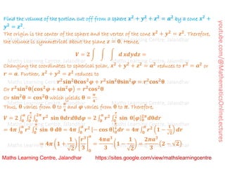 Advanced Mathematics_ Multiple Integrals _ Volume as triple integral _Lecture 8.pdf