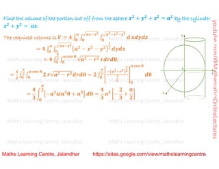 Advanced Mathematics_ Multiple Integrals _ Volume as triple integral _Lecture 8.pdf