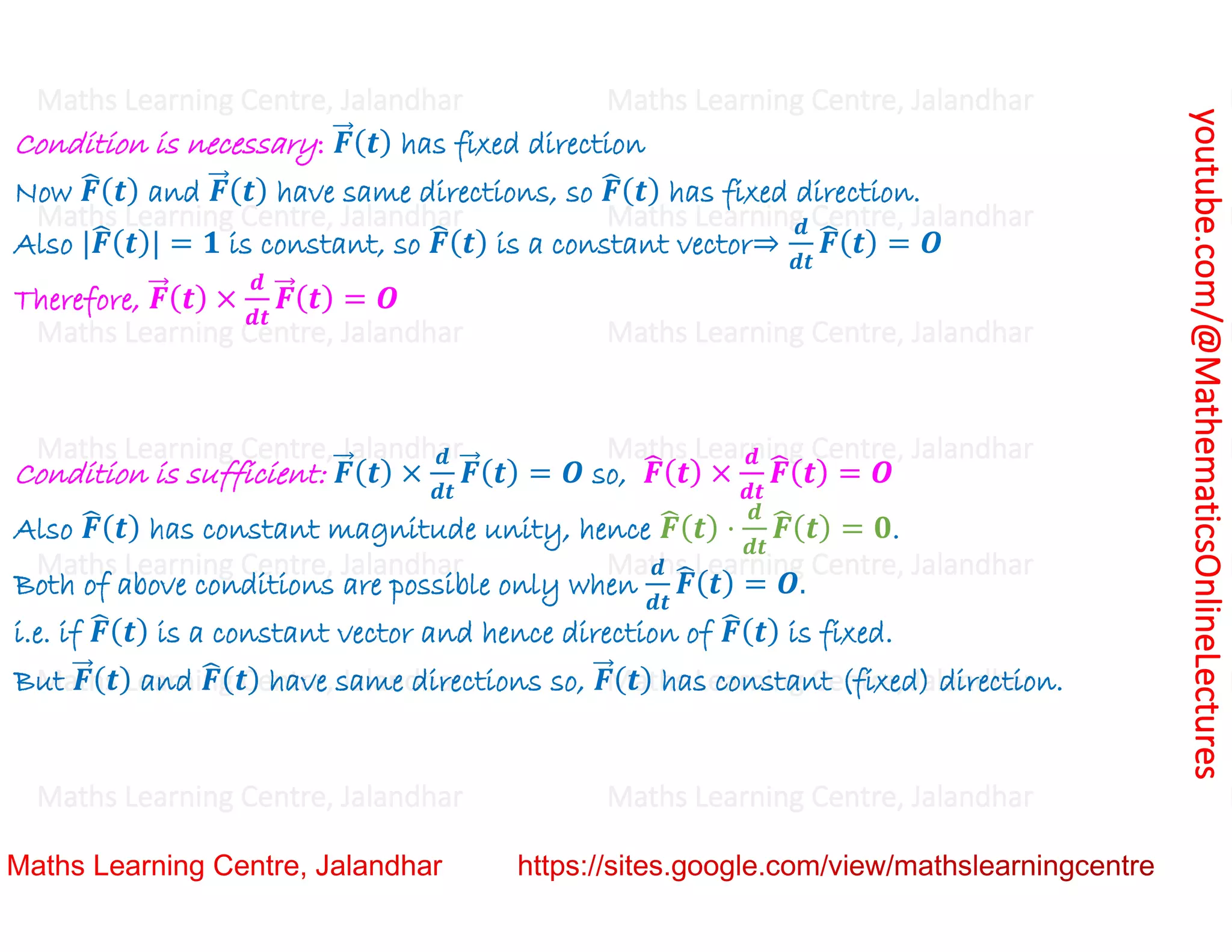 Advanced Mathematics_ Vector Calculus_Differential calculus_Lecture 1.pdf Advanced Mathematics_ Vector Calculus_Differential calculus_Lecture 1.pdf