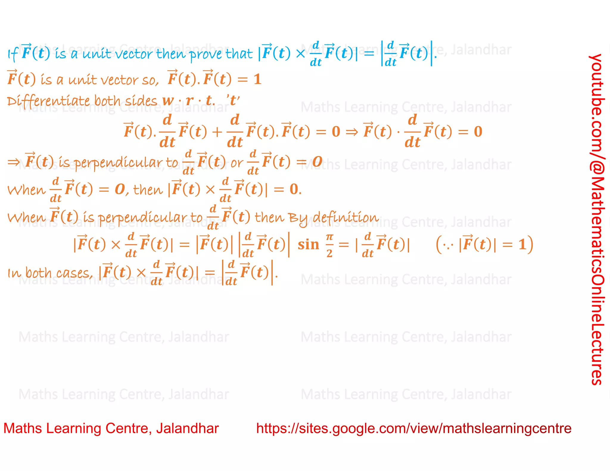 Advanced Mathematics_ Vector Calculus_Differential calculus_Lecture 1.pdf Advanced Mathematics_ Vector Calculus_Differential calculus_Lecture 1.pdf