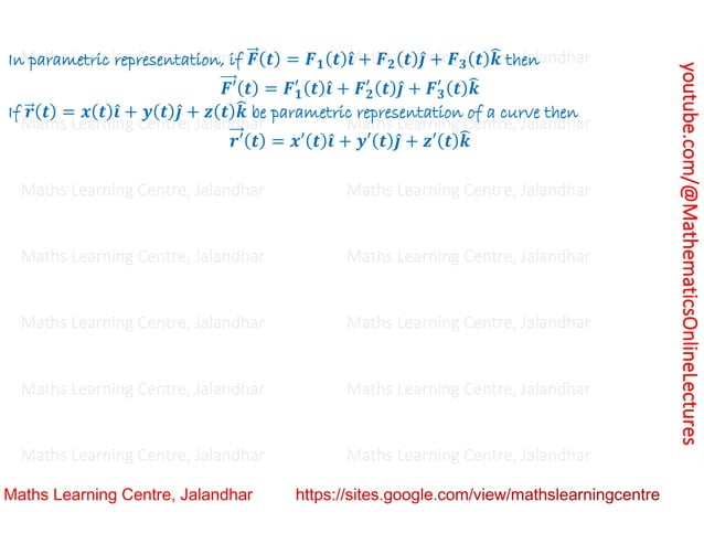 Advanced Mathematics_ Vector Calculus_Differential calculus_Lecture 1.pdf Advanced Mathematics_ Vector Calculus_Differential calculus_Lecture 1.pdf