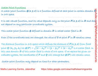 Advanced Mathematics_ Vector Calculus_Differential calculus_Lecture 1.pdf