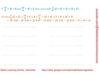 Advanced Mathematics_ Vector Calculus_Differential calculus_Lecture 1.pdf