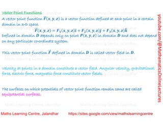 Advanced Mathematics_ Vector Calculus_Differential calculus_Lecture 1.pdf