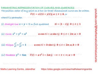 Advanced Mathematics Vector Calculus Differential Calculus Lecture 1 Pdf