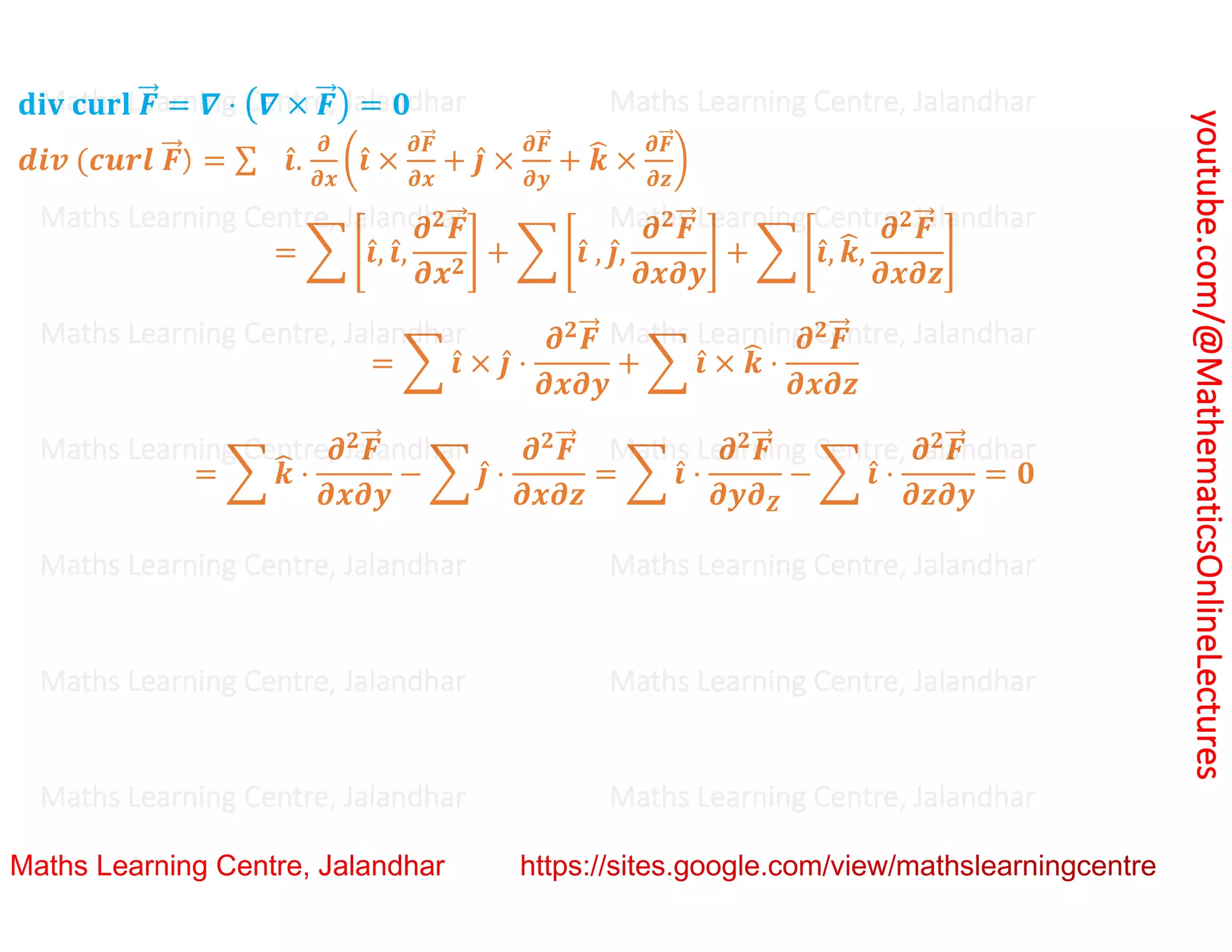 Advanced Mathematics_ Vector Calculus _Divergence and curl_Lecture 3.pdf