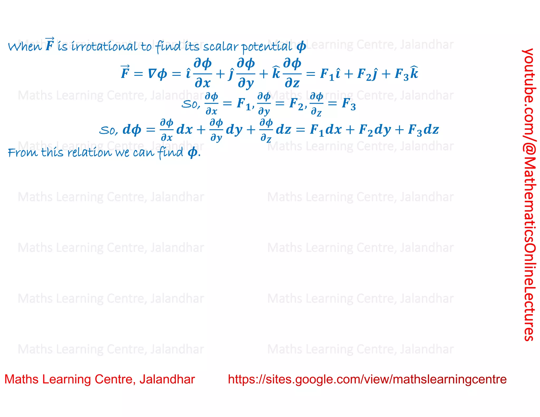 Advanced Mathematics_ Vector Calculus _Divergence and curl_Lecture 3.pdf
