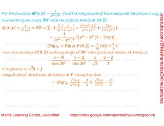 Advanced Mathematics_Vector Calculus_Gradient_Lecture 2.pdf