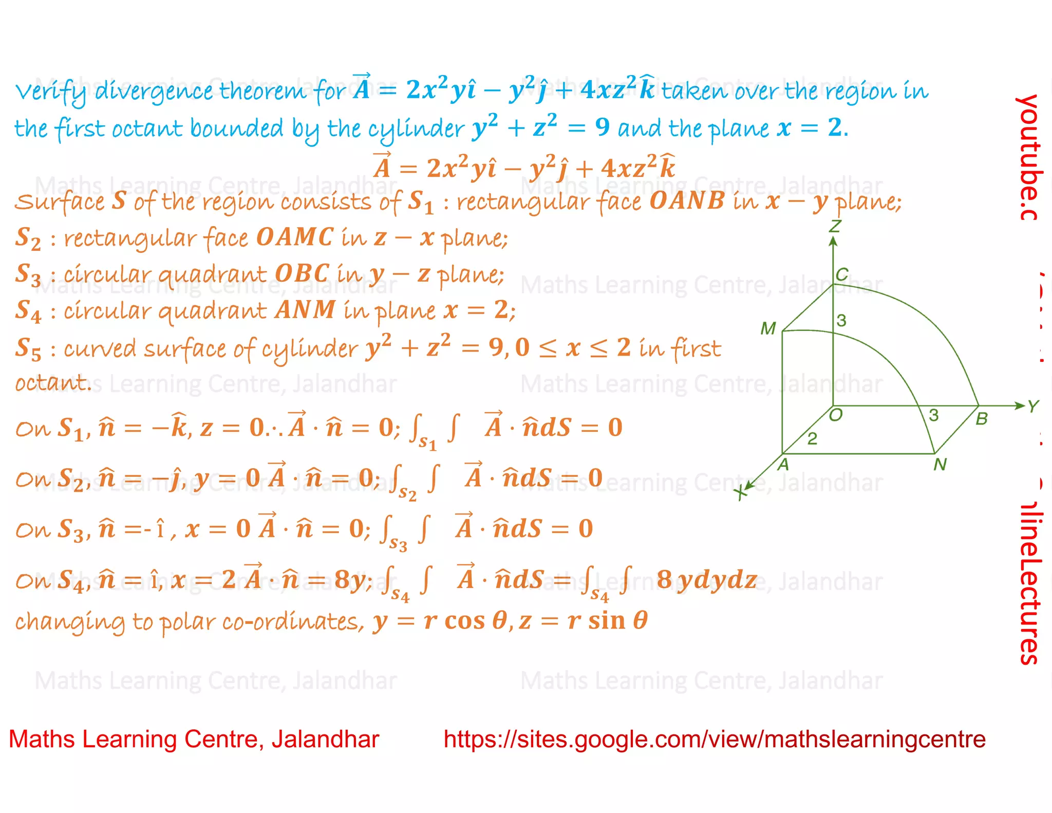 Advanced Mathematics_Vector Calculus_Integral calculus (Gauss Divergence theorem) Lecture 9.pdf ...