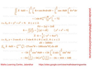 Advanced Mathematics_Vector Calculus_Integral calculus (Gauss Divergence theorem) Lecture 9.pdf ...