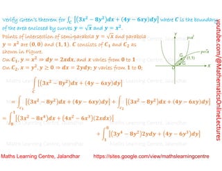 Advanced Mathematics_Vector Calculus_Integral calculus_(green's theorem)_Lecture 7.pdf