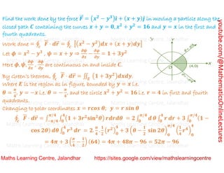 Advanced Mathematics_Vector Calculus_Integral calculus_(green's theorem)_Lecture 7.pdf