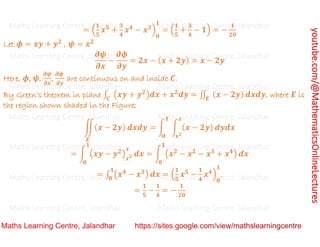 Advanced Mathematics_Vector Calculus_Integral calculus_(green's theorem)_Lecture 7.pdf