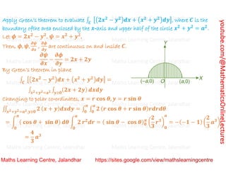 Advanced Mathematics_Vector Calculus_Integral calculus_(green's theorem)_Lecture 7.pdf