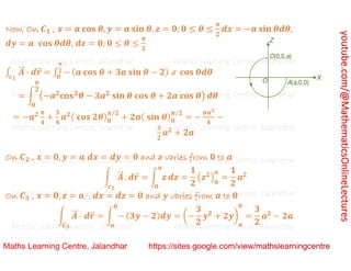 Advanced Mathematics_Vector Calculus_Integral calculus (Stoke's theorem ...