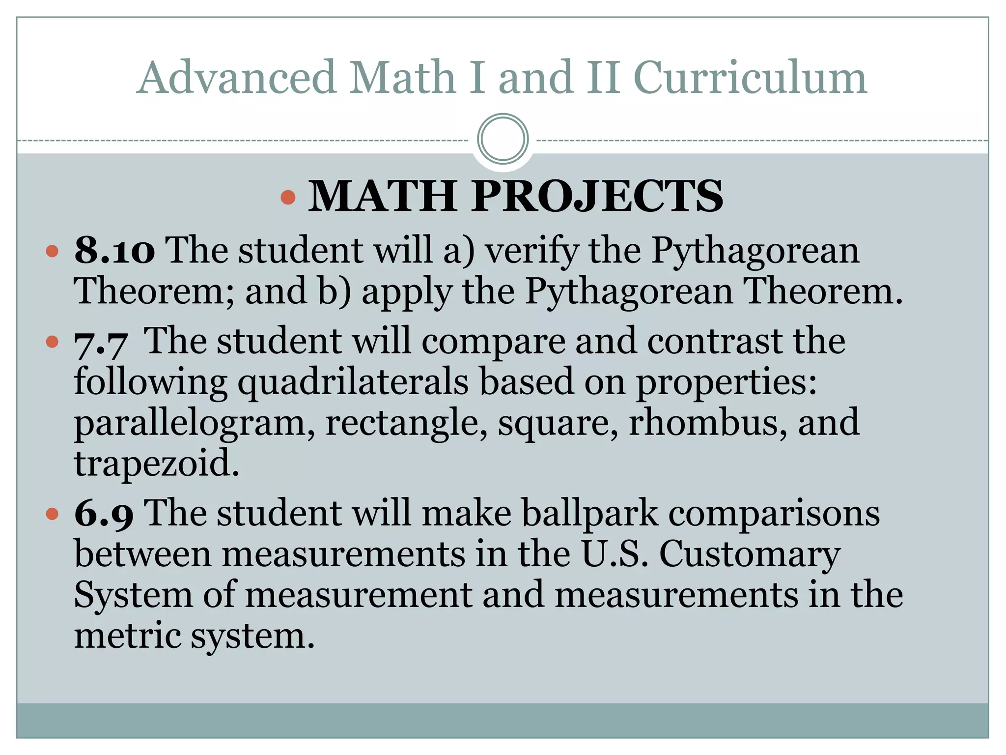 Advanced math i & ii 6-18-2013 | PPT