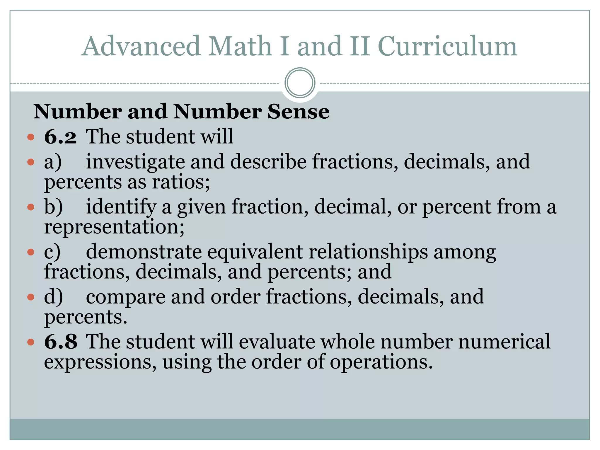 Advanced math i & ii 6-18-2013 | PPT