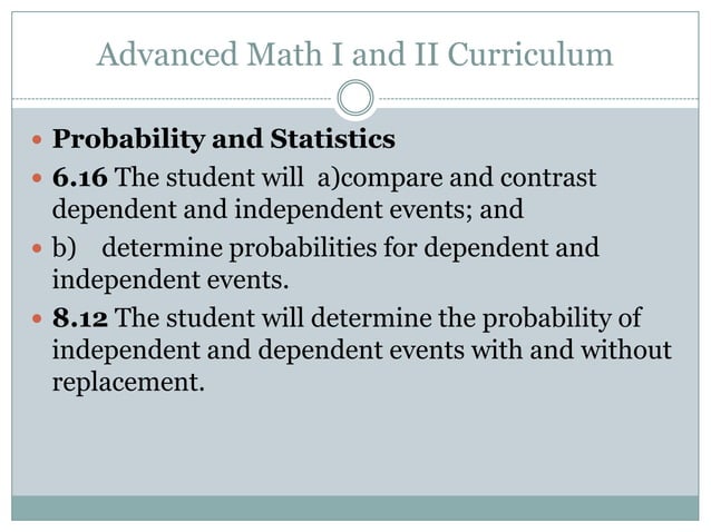 Advanced math i & ii 6-18-2013 | PPT
