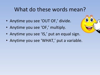 Advanced Math Percentages | PPT