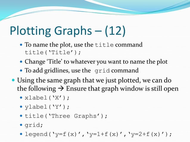 Advanced MATLAB Tutorial for Engineers & Scientists | PPT