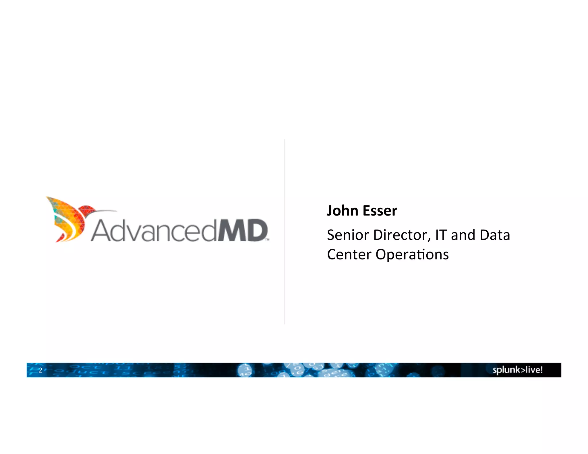 AdvancedMD Customer Presentation | PPT