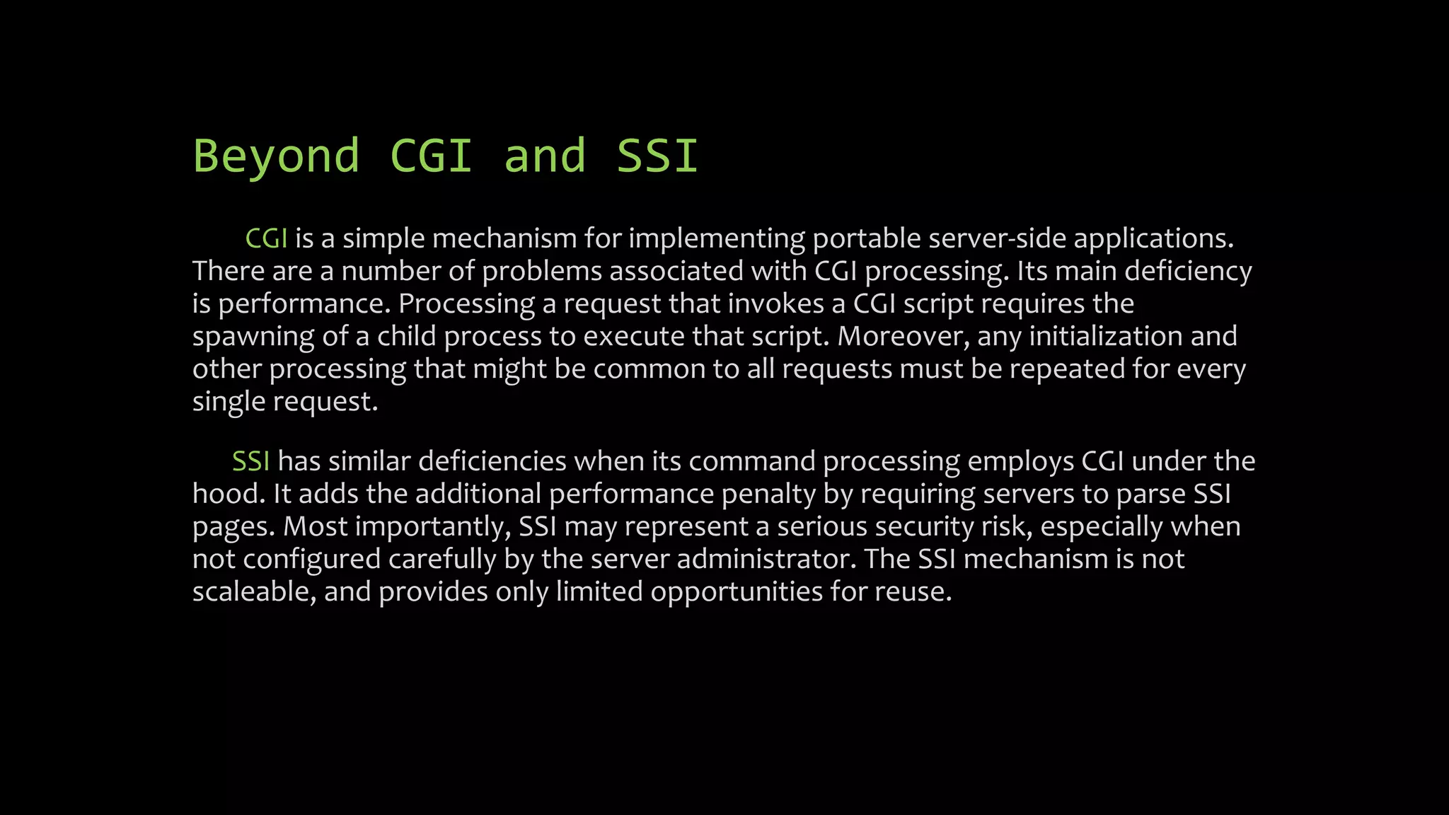Advanced mechanisms for dynamic content delivery | PPTX