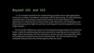 Advanced mechanisms for dynamic content delivery | PPTX