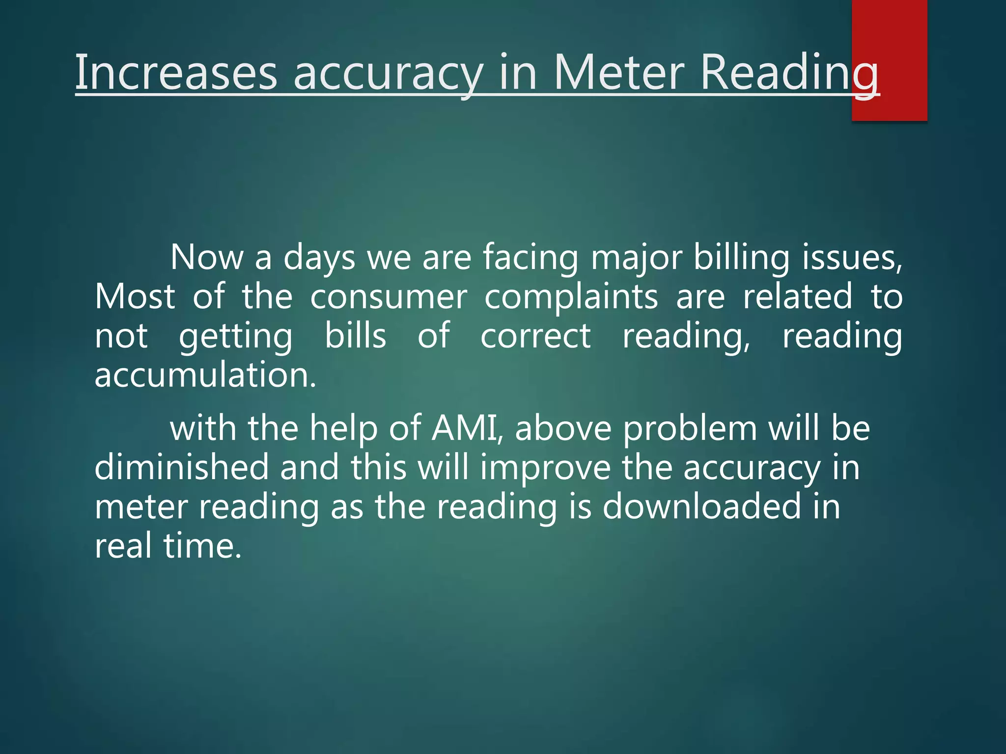Advanced Metering Infrastructure | PPTX