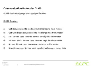 Advanced metering infrastructure (AMI) | PDF