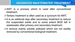 ADVANCED METHOD FOR WASTE WATER TREATMENT.pptx