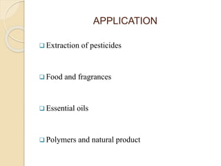 Advanced methods of extraction | PPTX