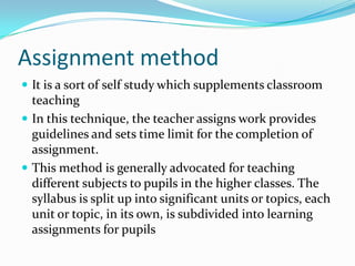 Advanced methods of teaching | PPT