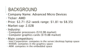 AMD Stock Pitch 2013 | PPTX