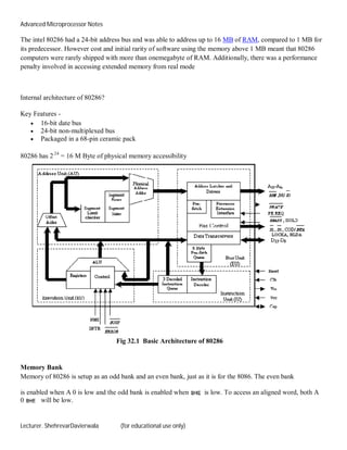 Advanced microprocessor | PDF