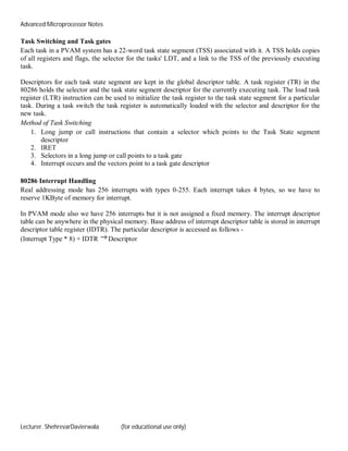 Advanced microprocessor | PDF