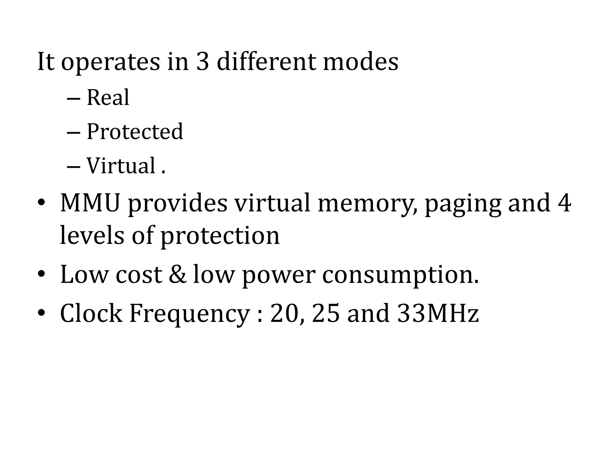 ADVANCED MICROPROCESSORS featuers, block diagram and register organization.ppt