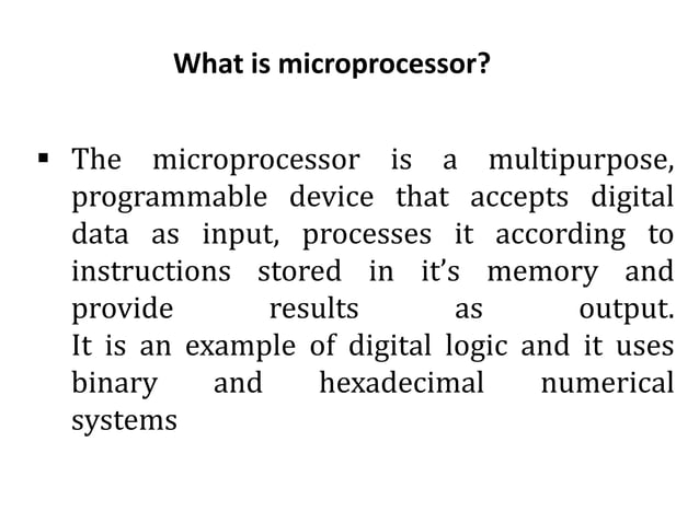 ADVANCED MICROPROCESSORS featuers, block diagram and register organization.ppt