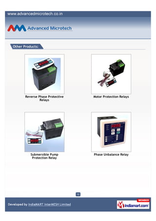 Advanced Microtech, Surat, Product Range Relays | PDF