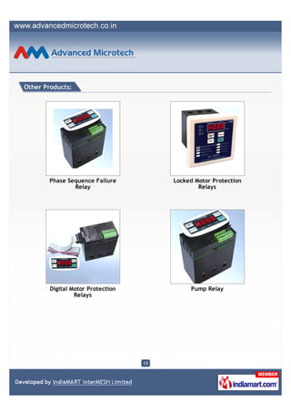 Advanced Microtech, Surat, Product Range Relays | PDF