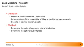 Advanced Mining Economics | PPTX