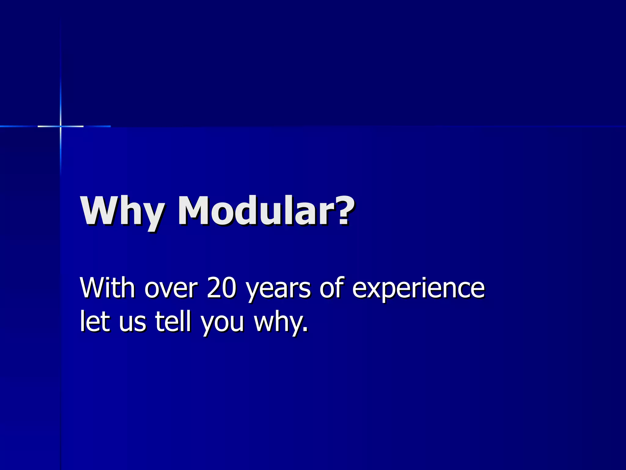 Advanced Modular Structures | PPT