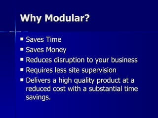 Advanced Modular Structures | PPT