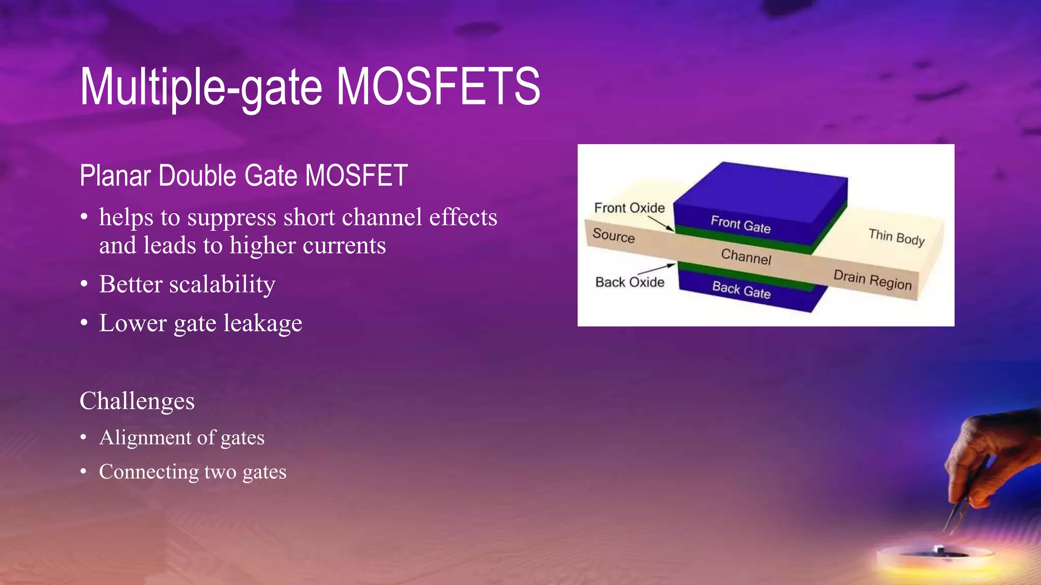 Advanced mosfet architectures | PPTX